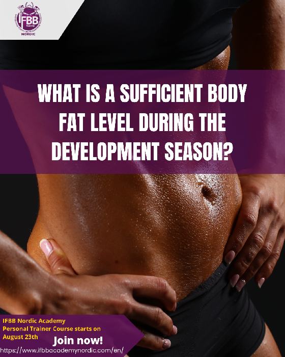 Optimal Body Fat Levels for Bodybuilders During the Development Season